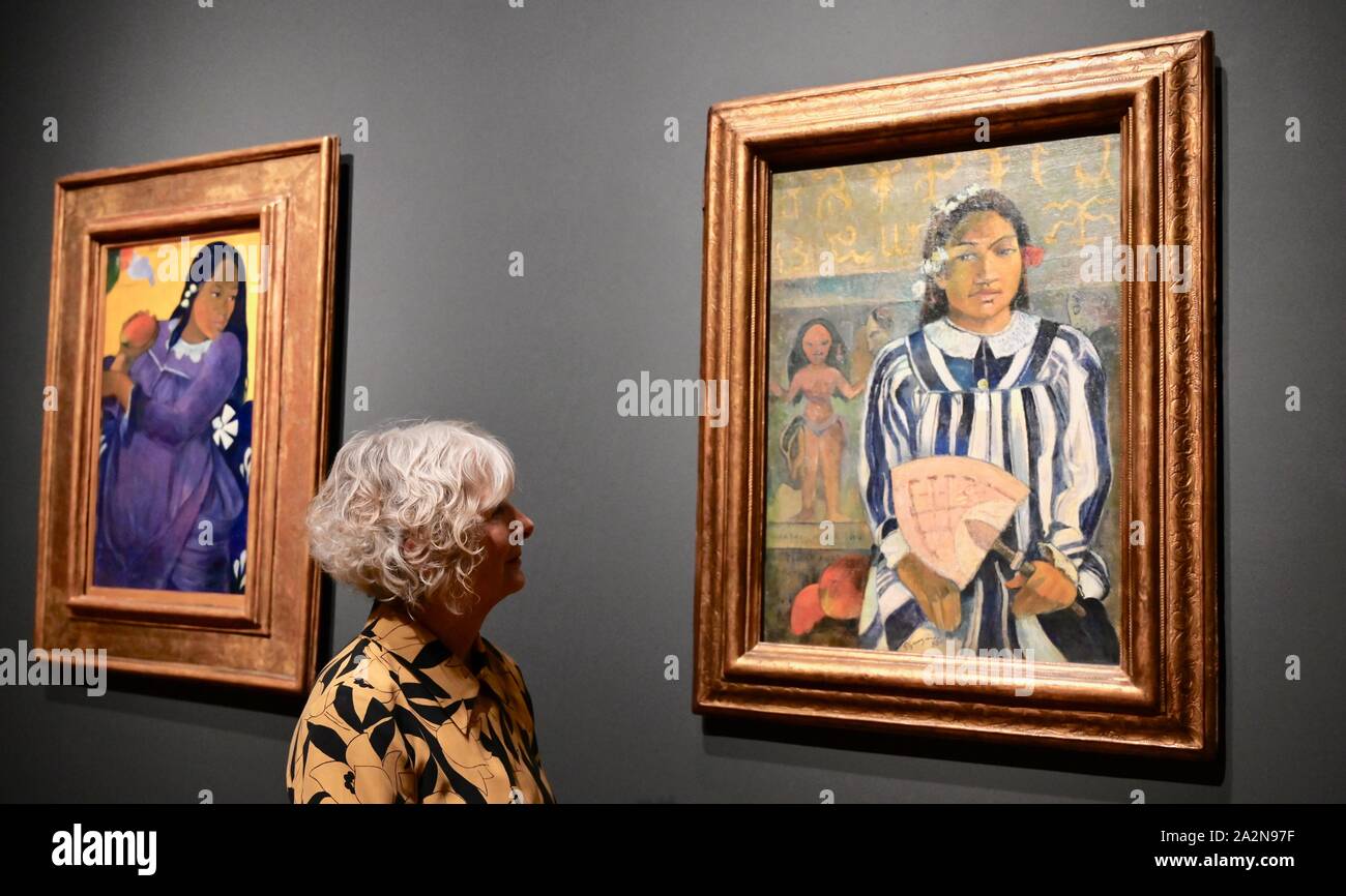 Mette Gauguin views "Merahi met no Tehamana". Great-grandaughter of ...