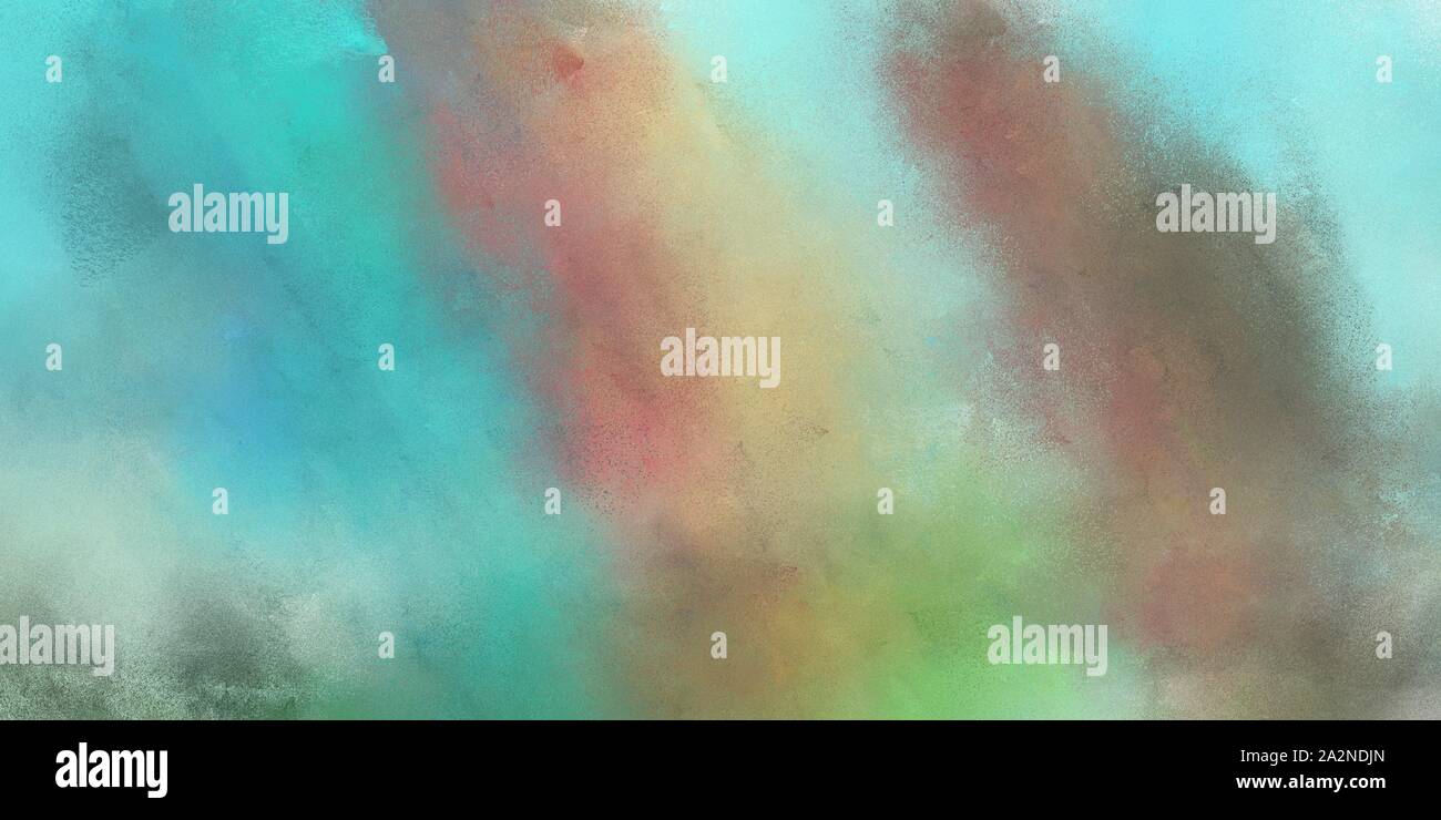 abstract diffuse art painting with dark sea green, light sea green and ...