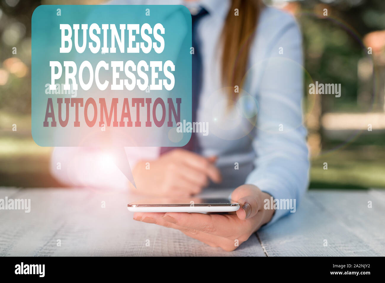 Writing note showing Business Processes Automation. Business concept ...