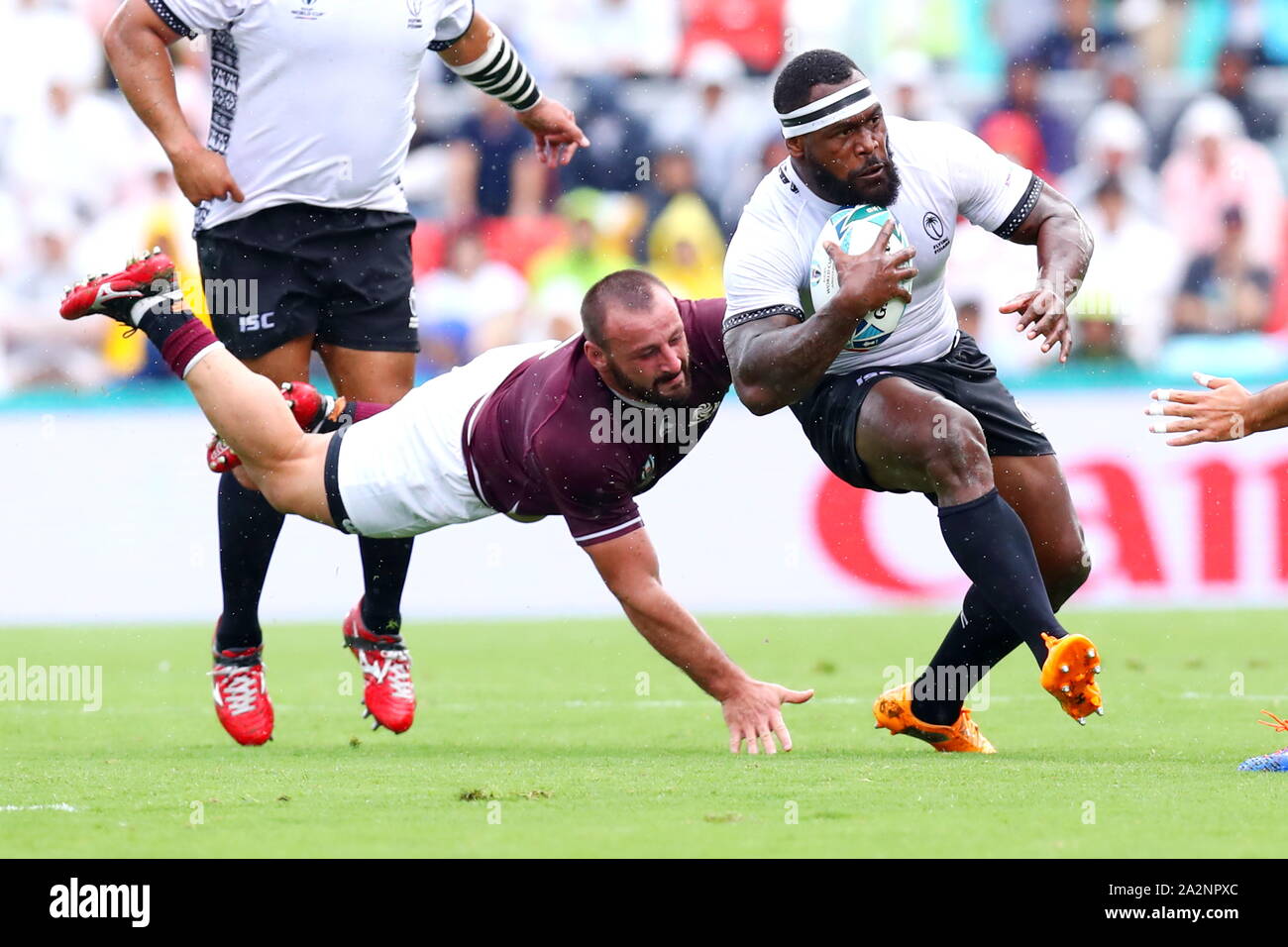 Higashiosaka, Osaka, Japan. 3rd Oct, 2019. Lepani Botia (FIJ) Rugby ...