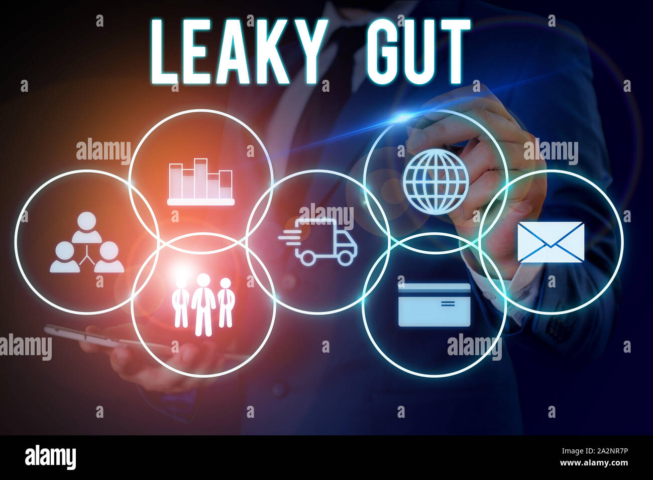 Word writing text Leaky Gut. Business photo showcasing A condition in ... Word writing text Leaky Gut. Business photo showcasing A condition in ...