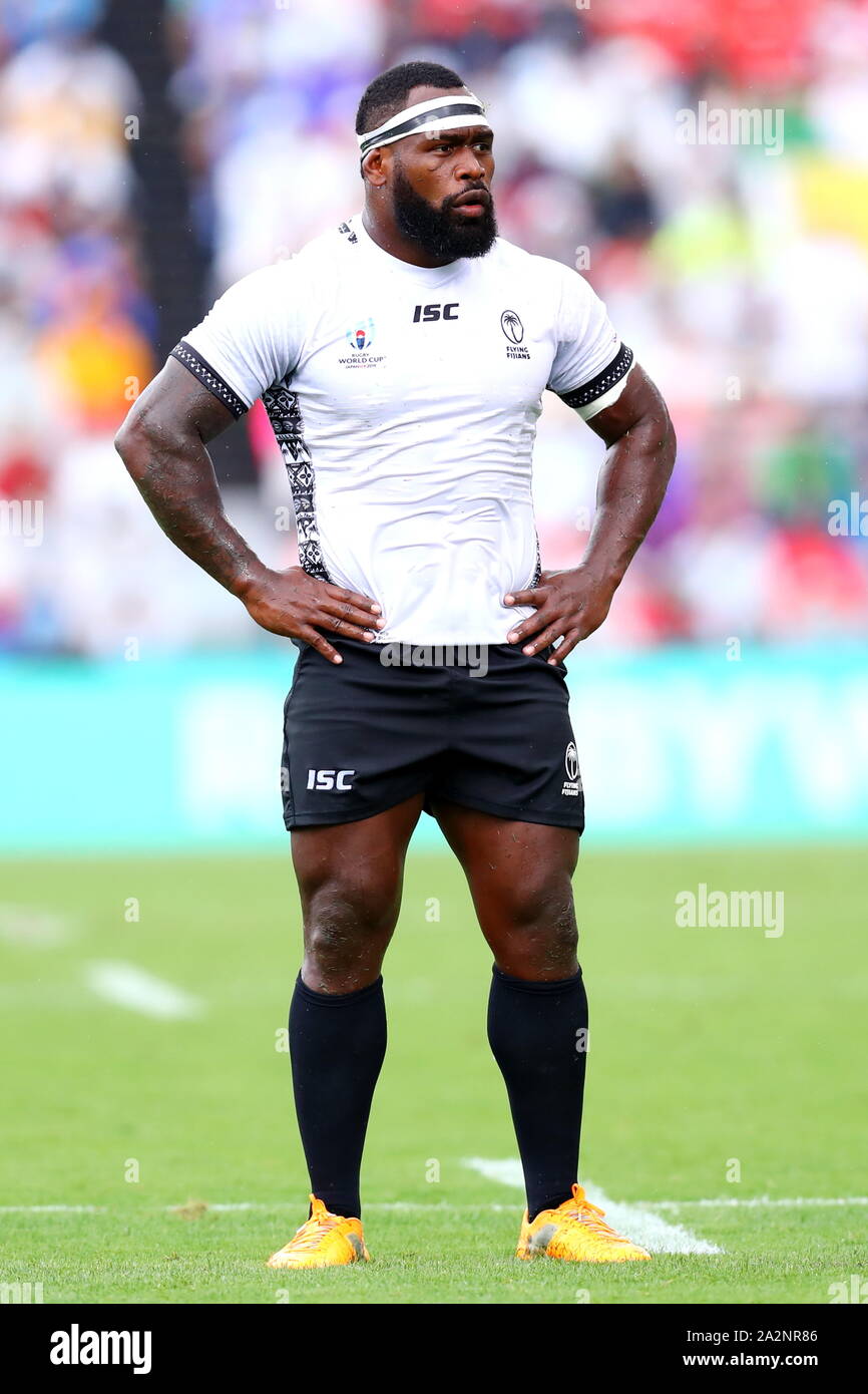 Higashiosaka, Osaka, Japan. 3rd Oct, 2019. Lepani Botia (FIJ) Rugby ...