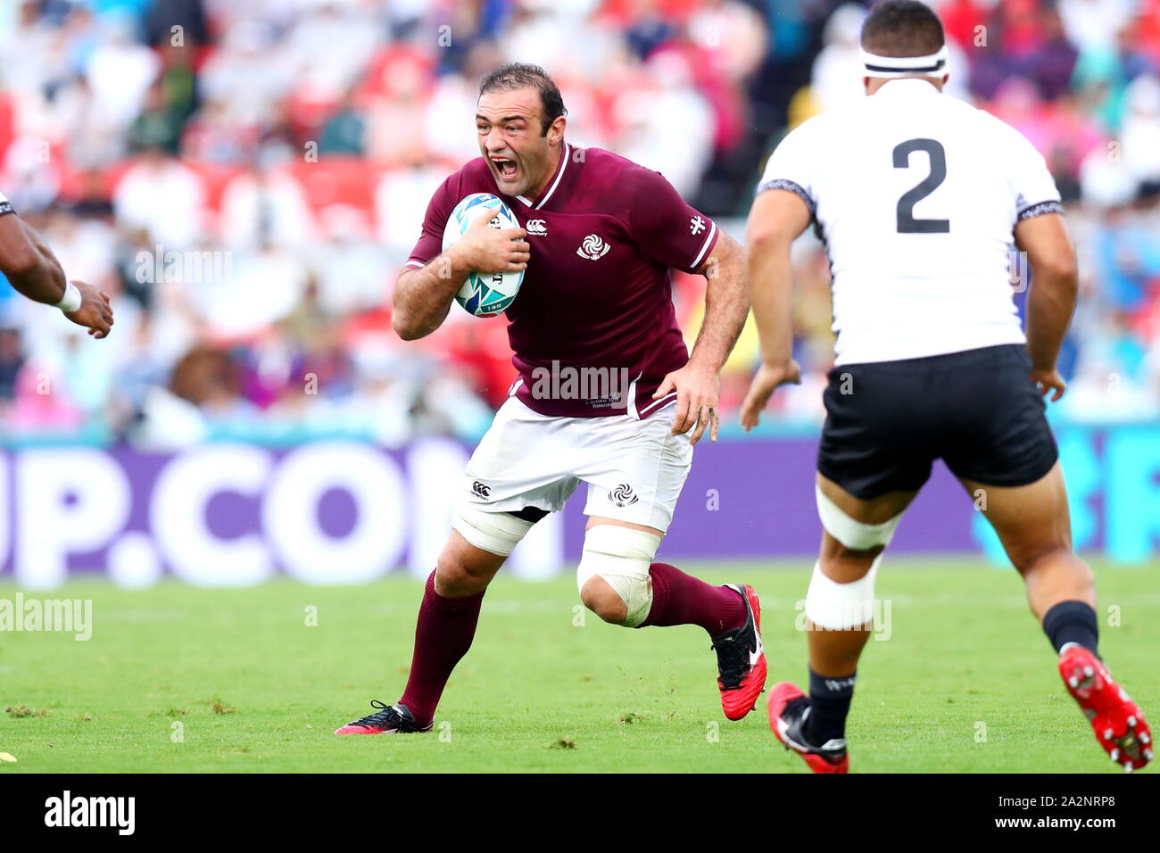 Higashiosaka, Osaka, Japan. 3rd Oct, 2019. Mamuka Gorgodze (GEO) Rugby ...