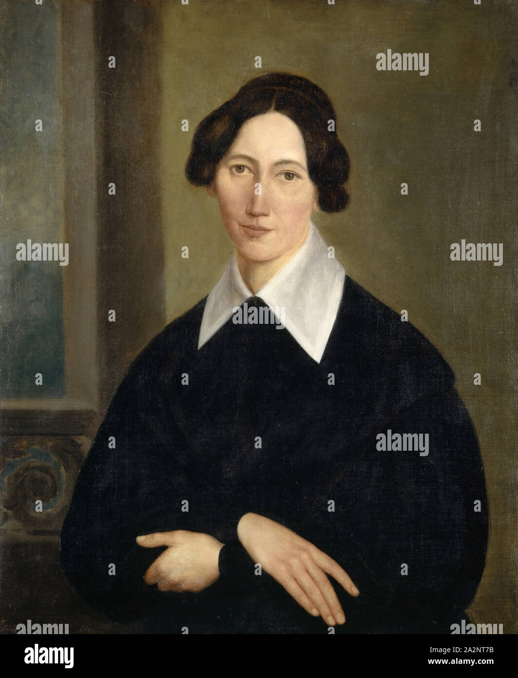 Portrait of Emilie Linder, oil on canvas, 73 x 60 cm, not marked ...