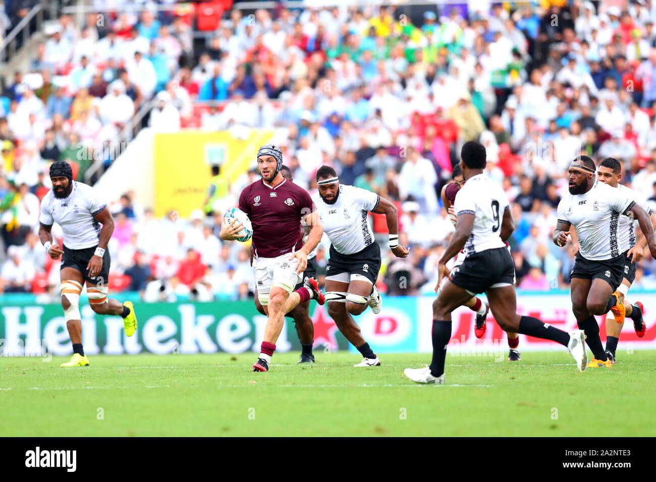 Higashiosaka, Osaka, Japan. 3rd Oct, 2019. Beka Gorgadze (GEO) Rugby ...
