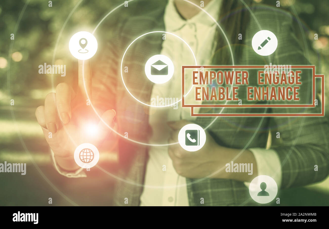 Enhance enable engage hi-res stock photography and images - Alamy