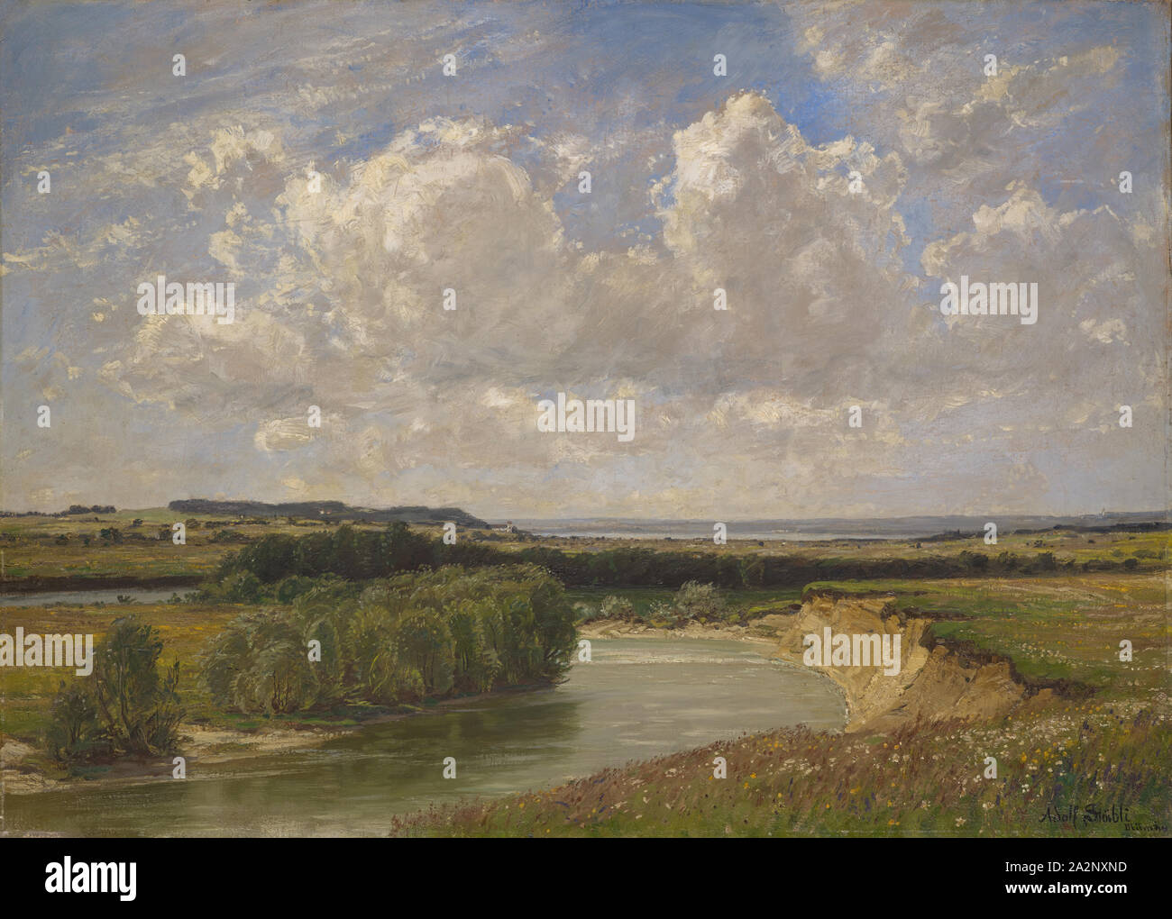 An Ammer, 1893-1894, oil on canvas, 90 x 125.5 cm, signed and inscribed ...