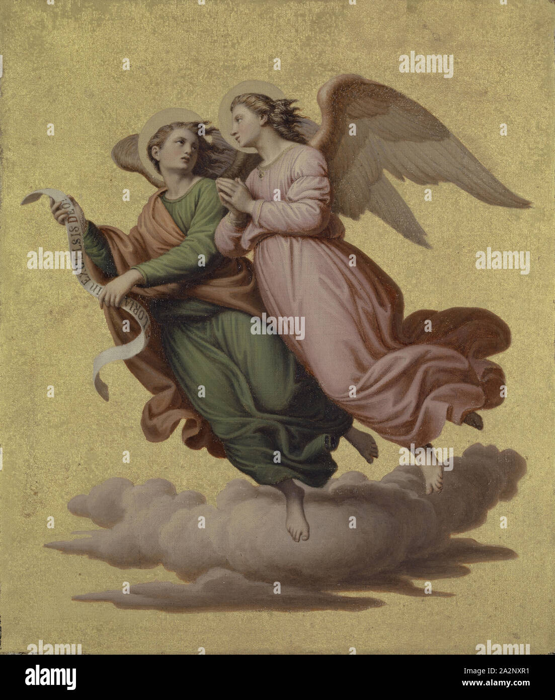 Two floating angels hi-res stock photography and images - Alamy