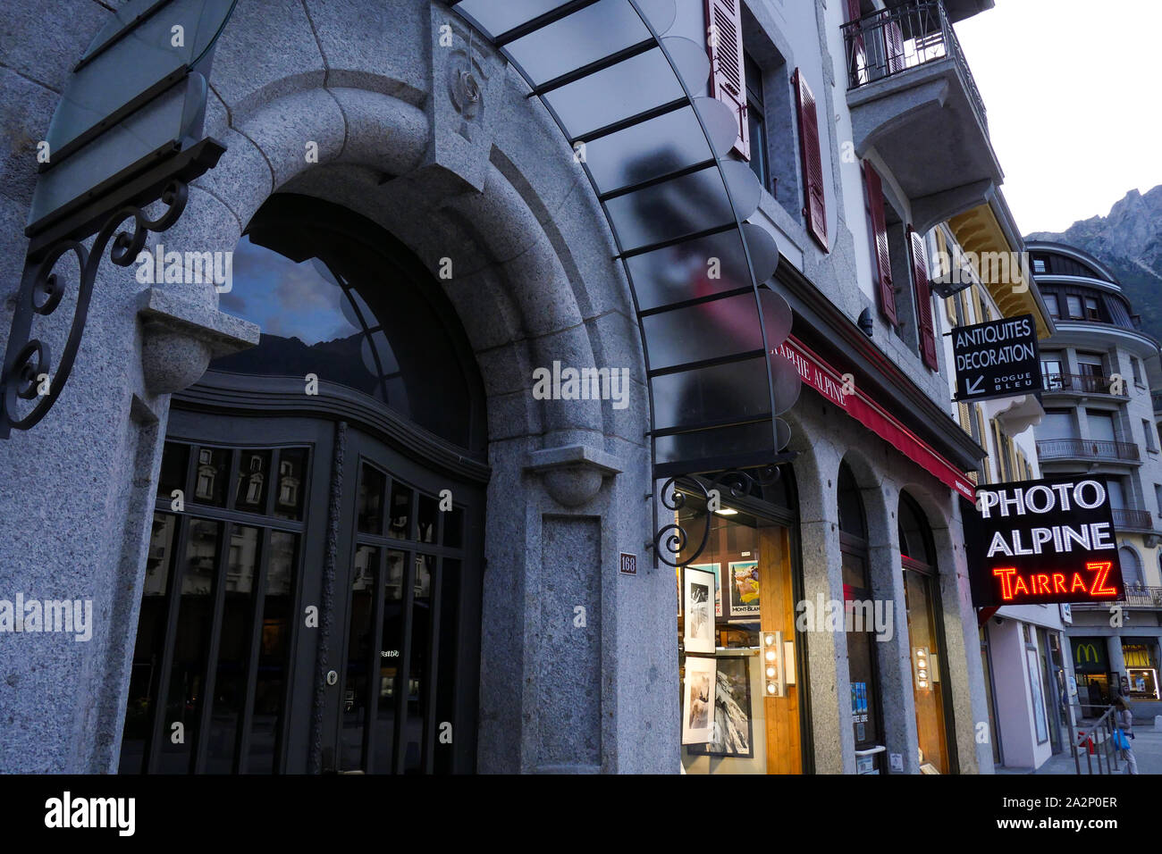 Tairraz mountain photography shop, Chamonix-Mont-Blanc, Haute-Savoie ...