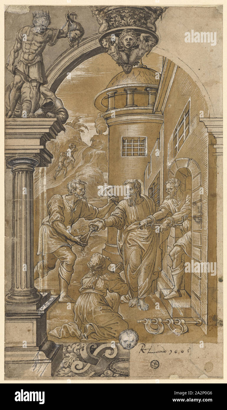 Corner picture david beheaded goliath hi-res stock photography and ...