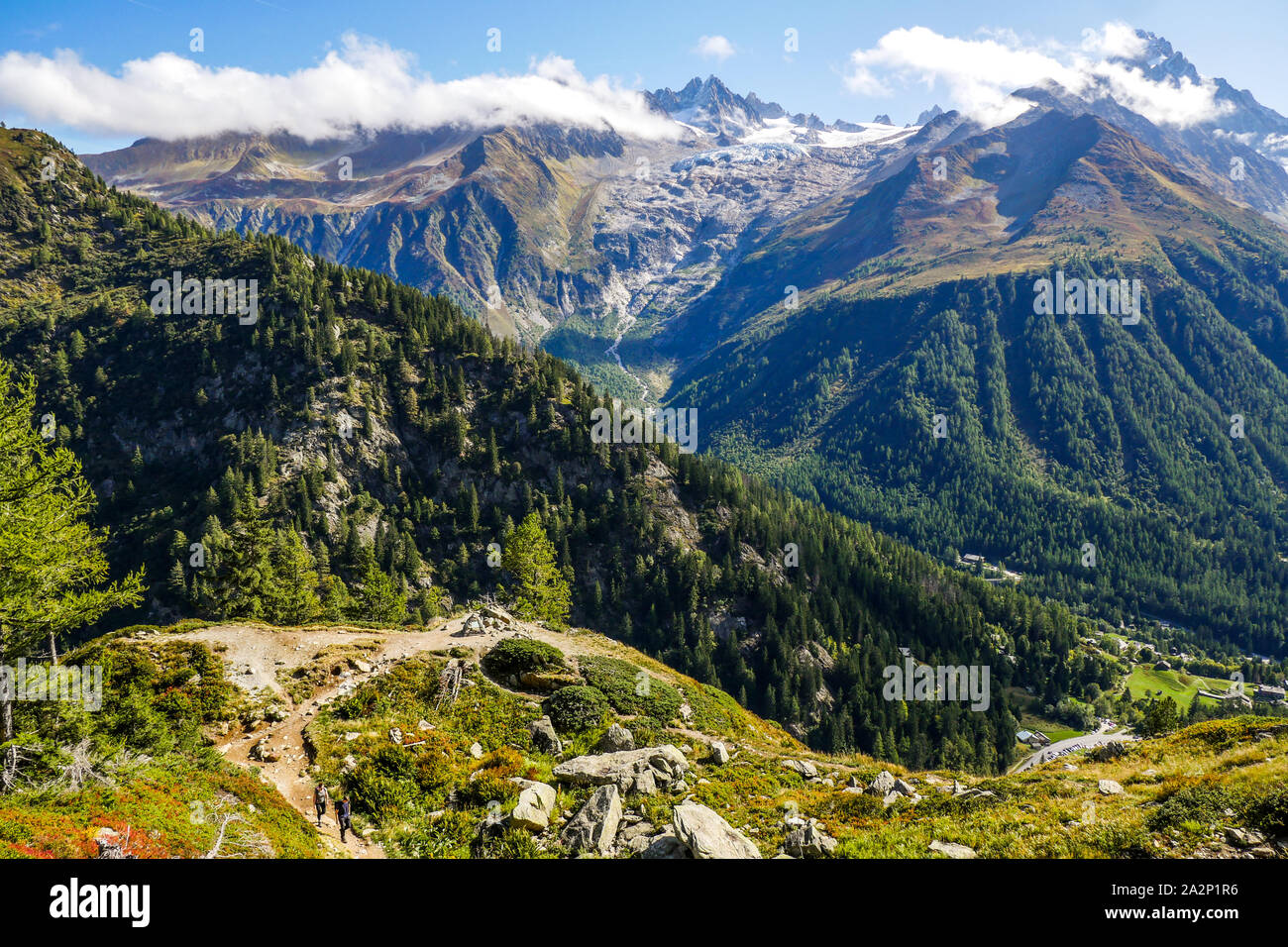 Chamonix-Mont-Blanc Valley, Aiguilles Rouges massif, Haute-Savoie ...
