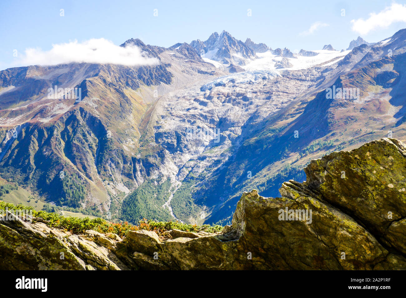 Chamonix-Mont-Blanc Valley, Aiguilles Rouges massif, Haute-Savoie ...