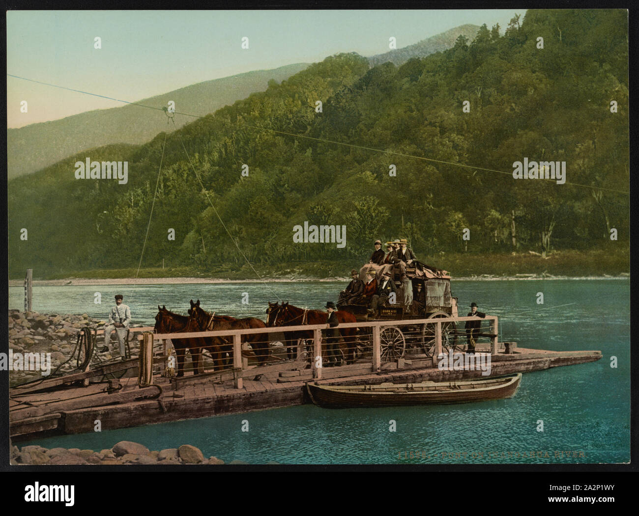 Punt on Inangahua River Stock Photo - Alamy