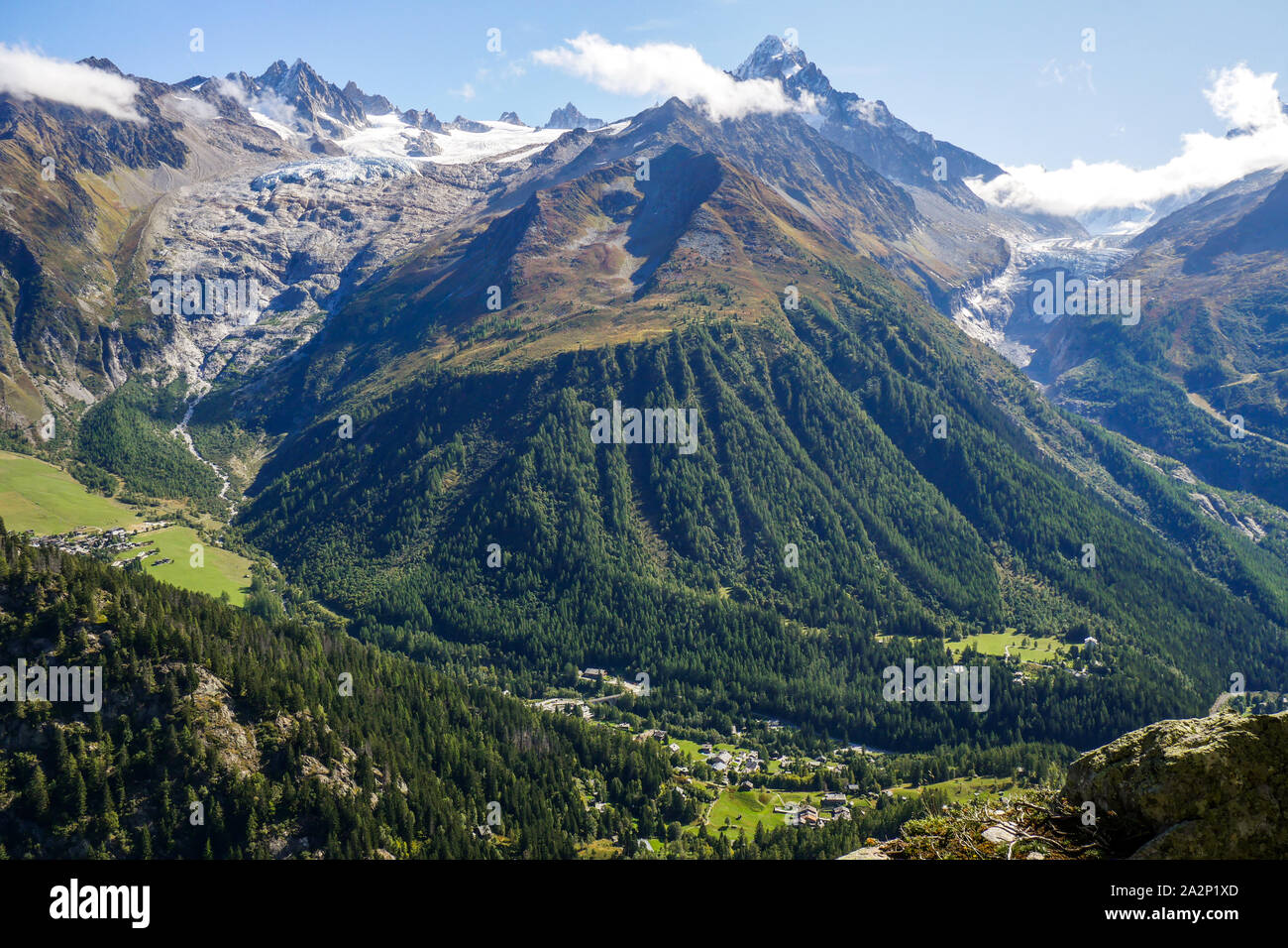 Chamonix-Mont-Blanc Valley, Aiguilles Rouges massif, Haute-Savoie ...