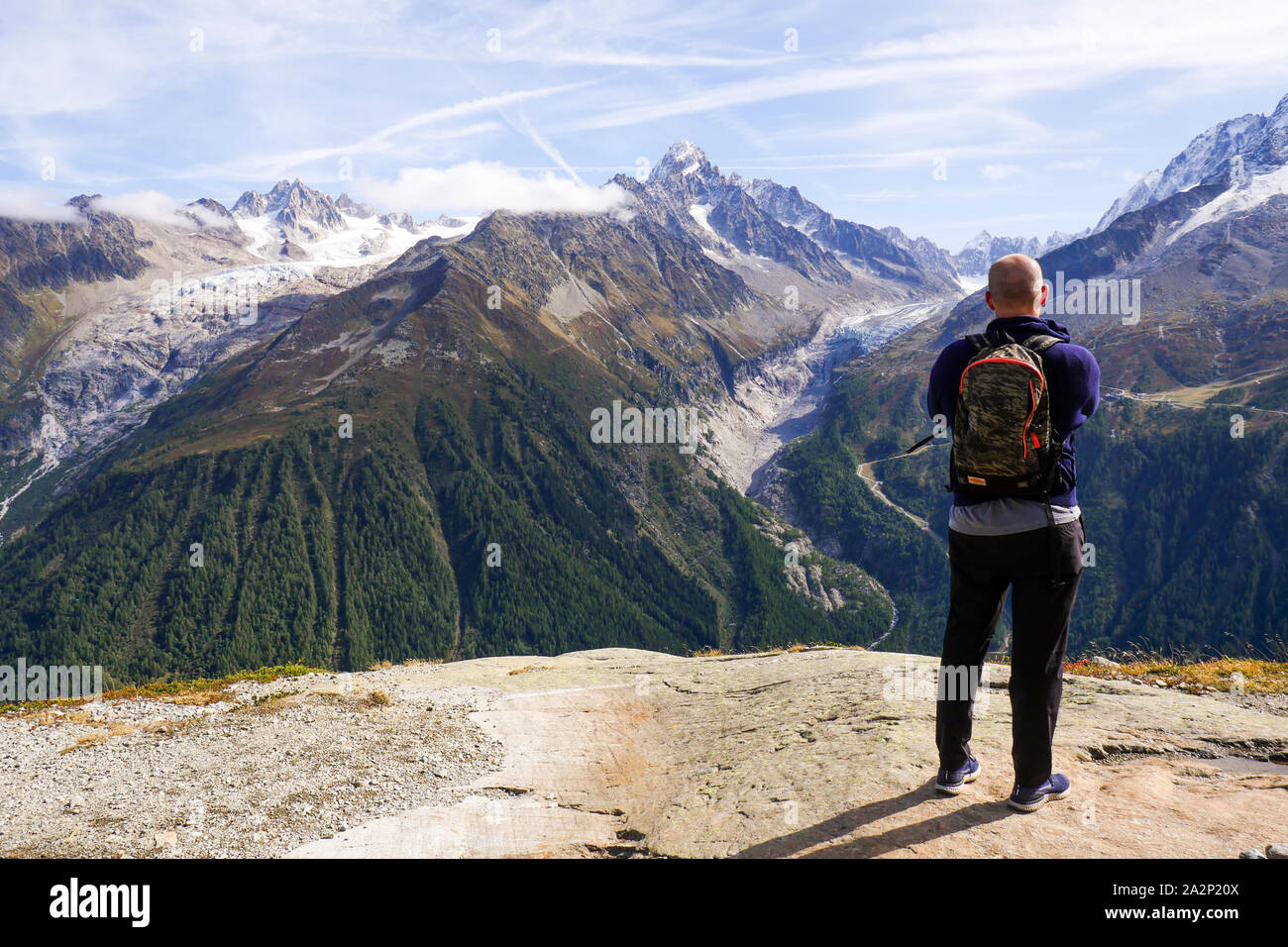 Chamonix-Mont-Blanc Valley, Aiguilles Rouges massif, Haute-Savoie ...
