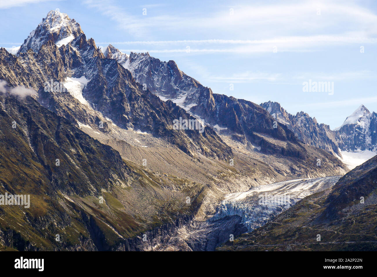 Chamonix-Mont-Blanc Valley, Aiguilles Rouges massif, Haute-Savoie ...
