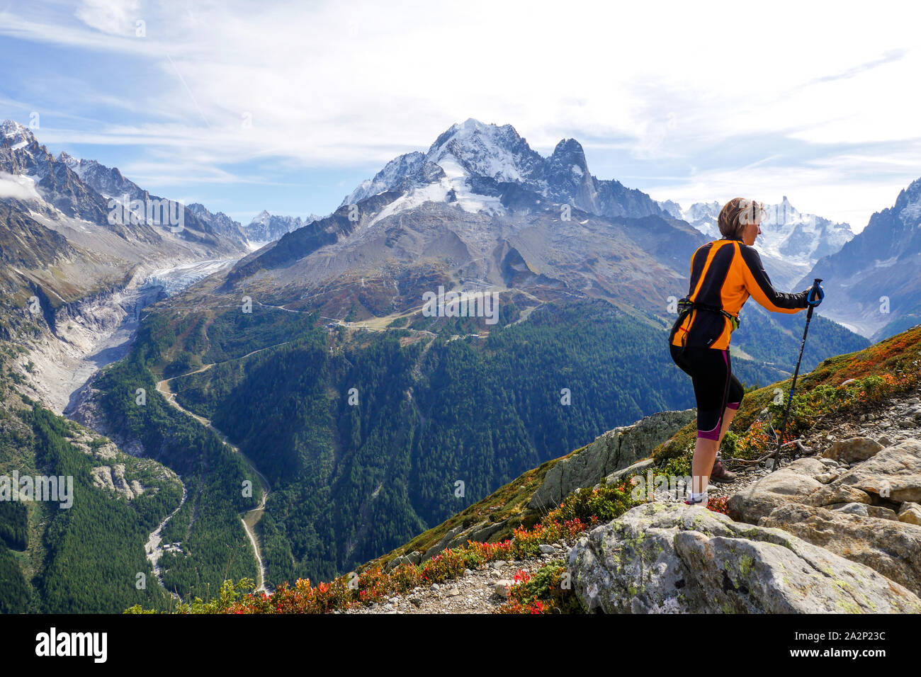 Chamonix-Mont-Blanc Valley, Aiguilles Rouges massif, Haute-Savoie ...
