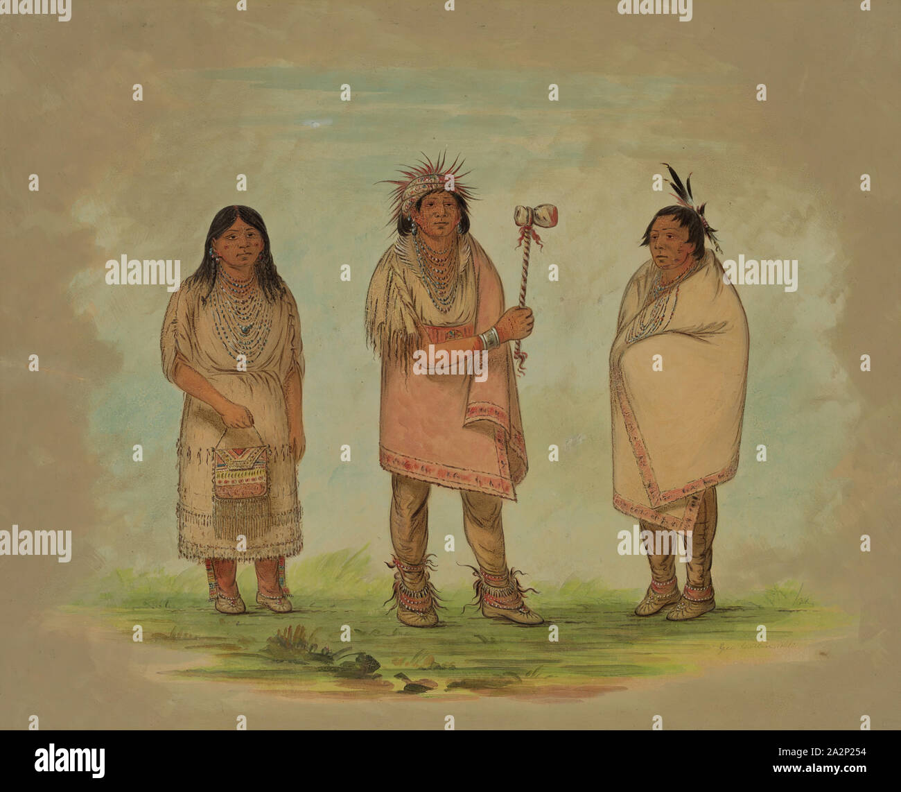 1841 george catlin hi-res stock photography and images - Alamy