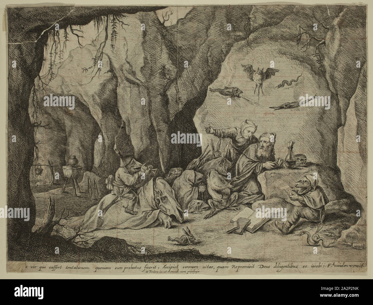 after David Teniers the Younger, Flemish, 1610 - 1690, The Temptation of St. Anthony, 17th ...