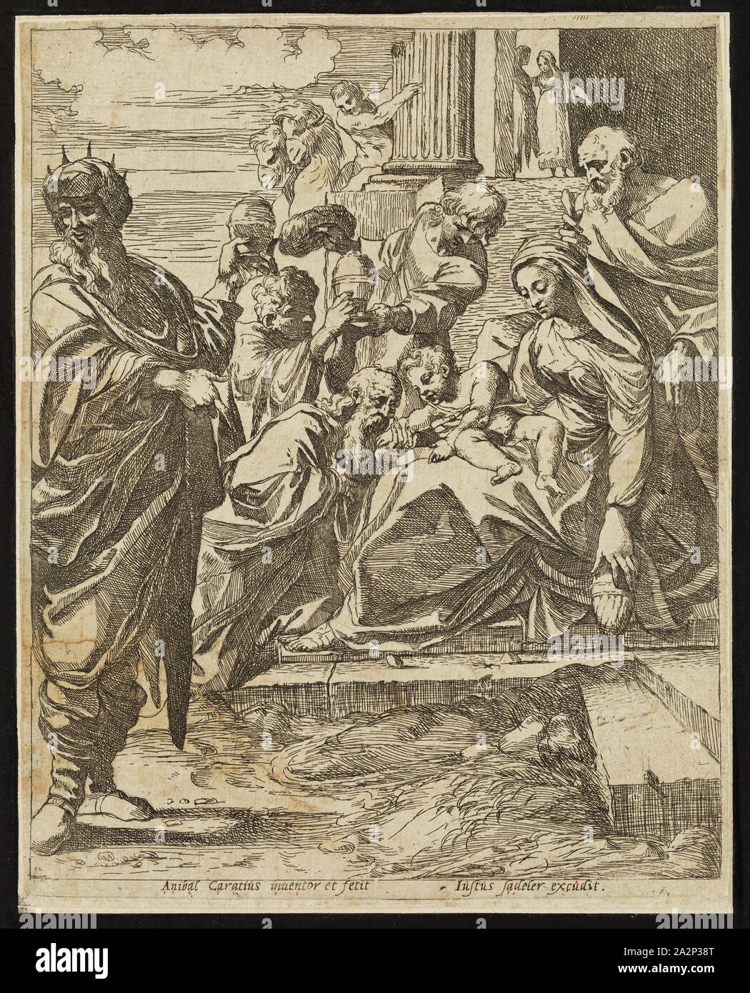 Lodovico Carracci Etching