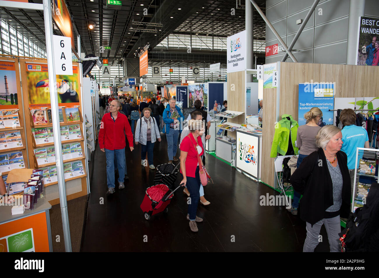 Worlds largest fair for motorhomes caravans hi-res stock photography ...
