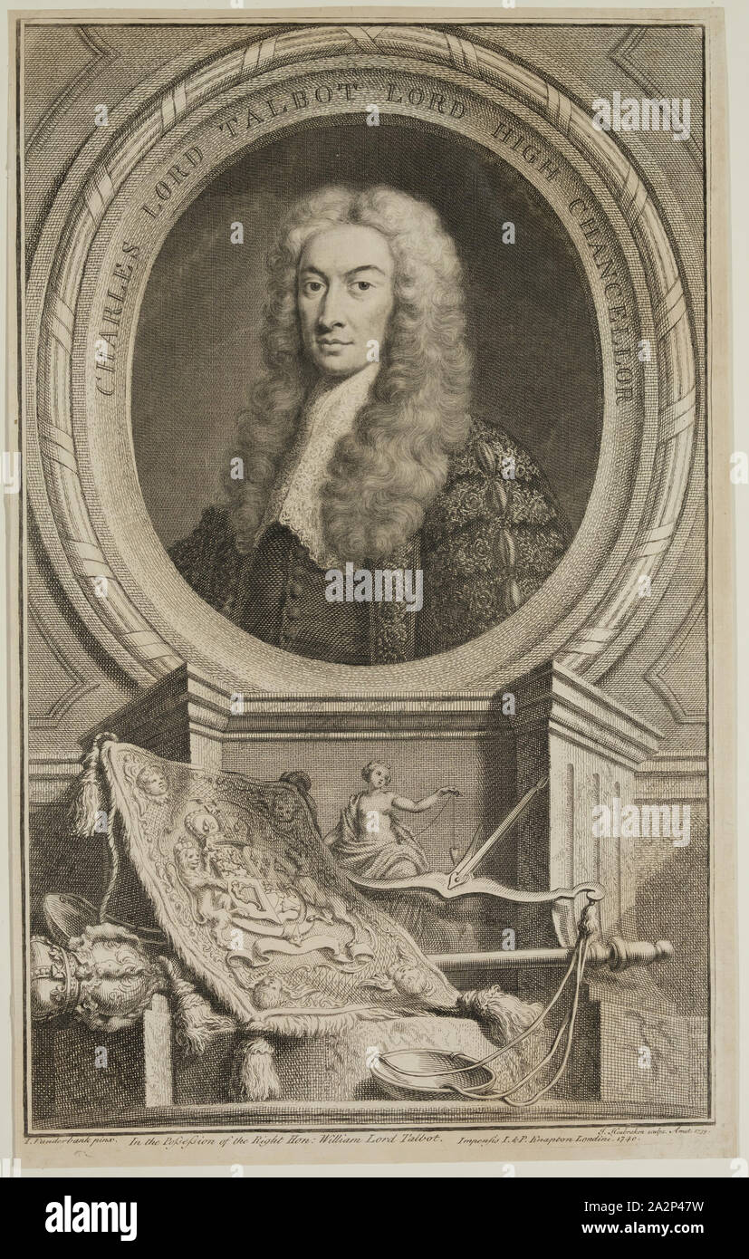 Lord chancellor talbot 1684 1737 hi-res stock photography and images ...