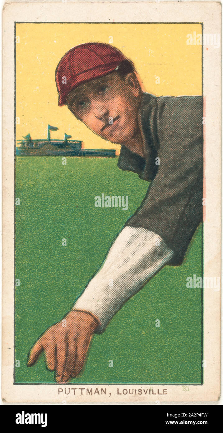 Puttman, Louisville Team, baseball card portrait Stock Photo - Alamy