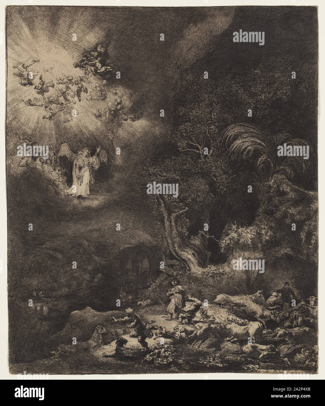 Rembrandt van rijn angel hi-res stock photography and images - Alamy