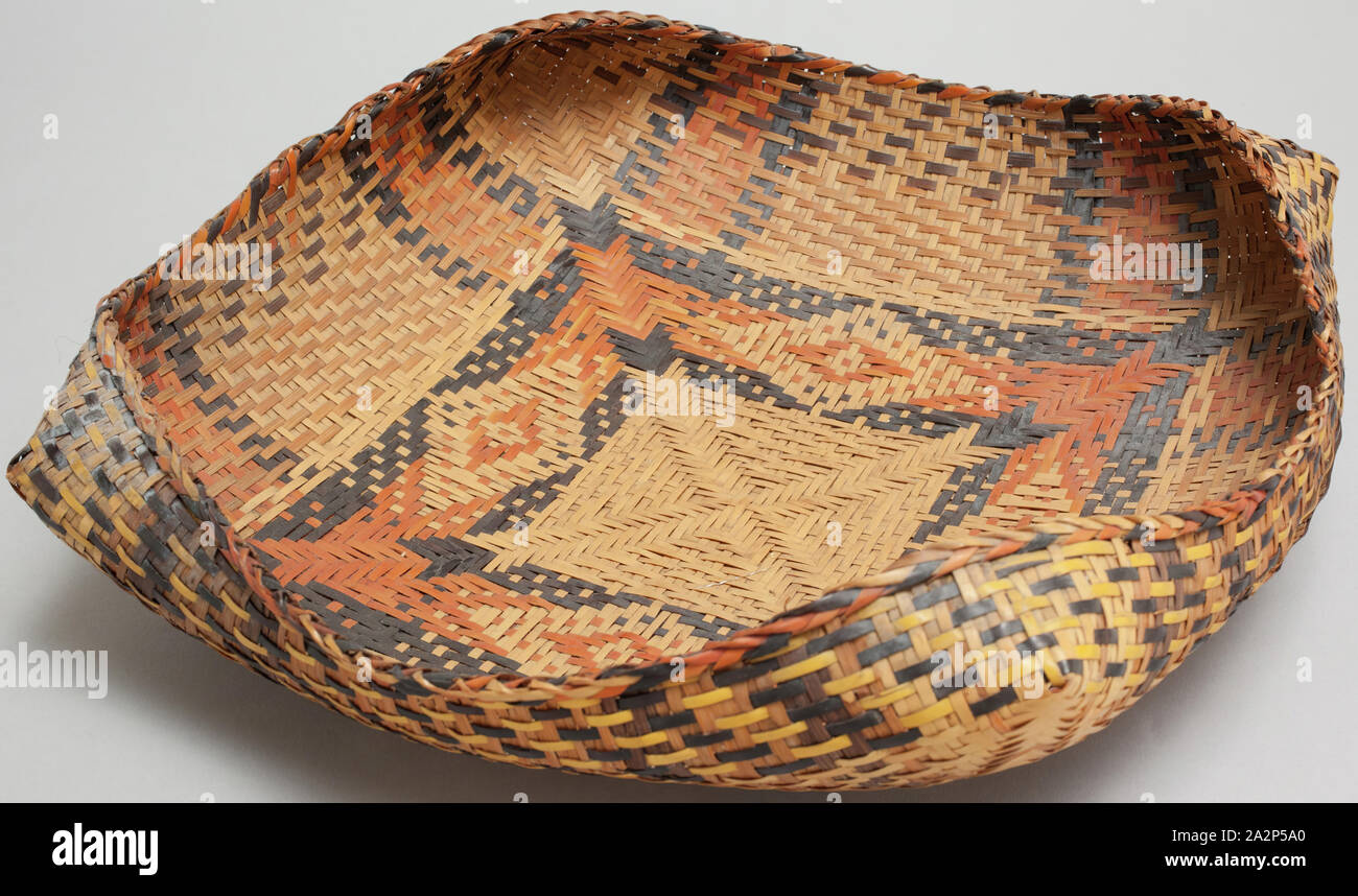 Chitimacha, Native American, Basket, between 1890 and 1910, cane ...