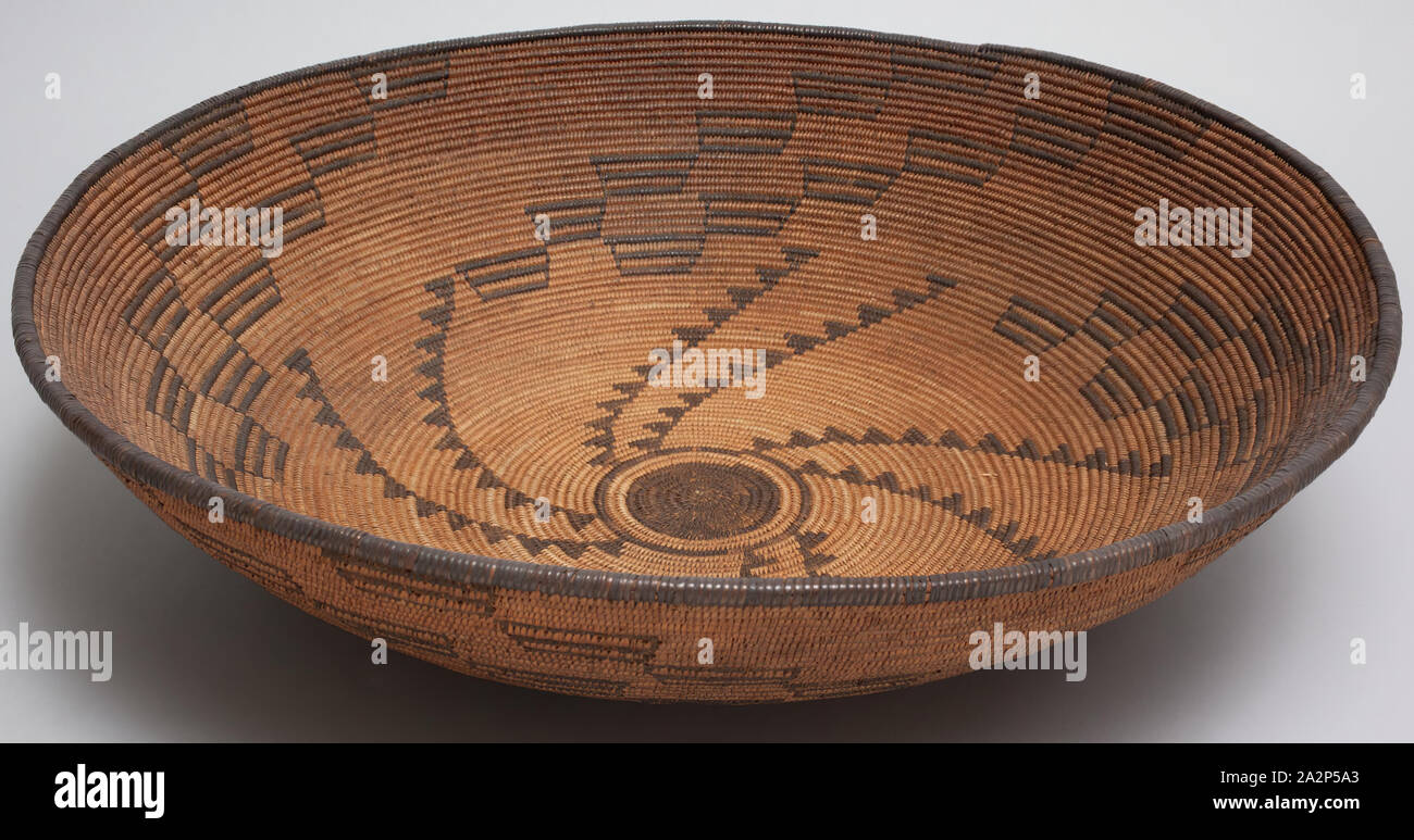 Apache, Native American, Basket, between 1890 and 1910, willow and ...