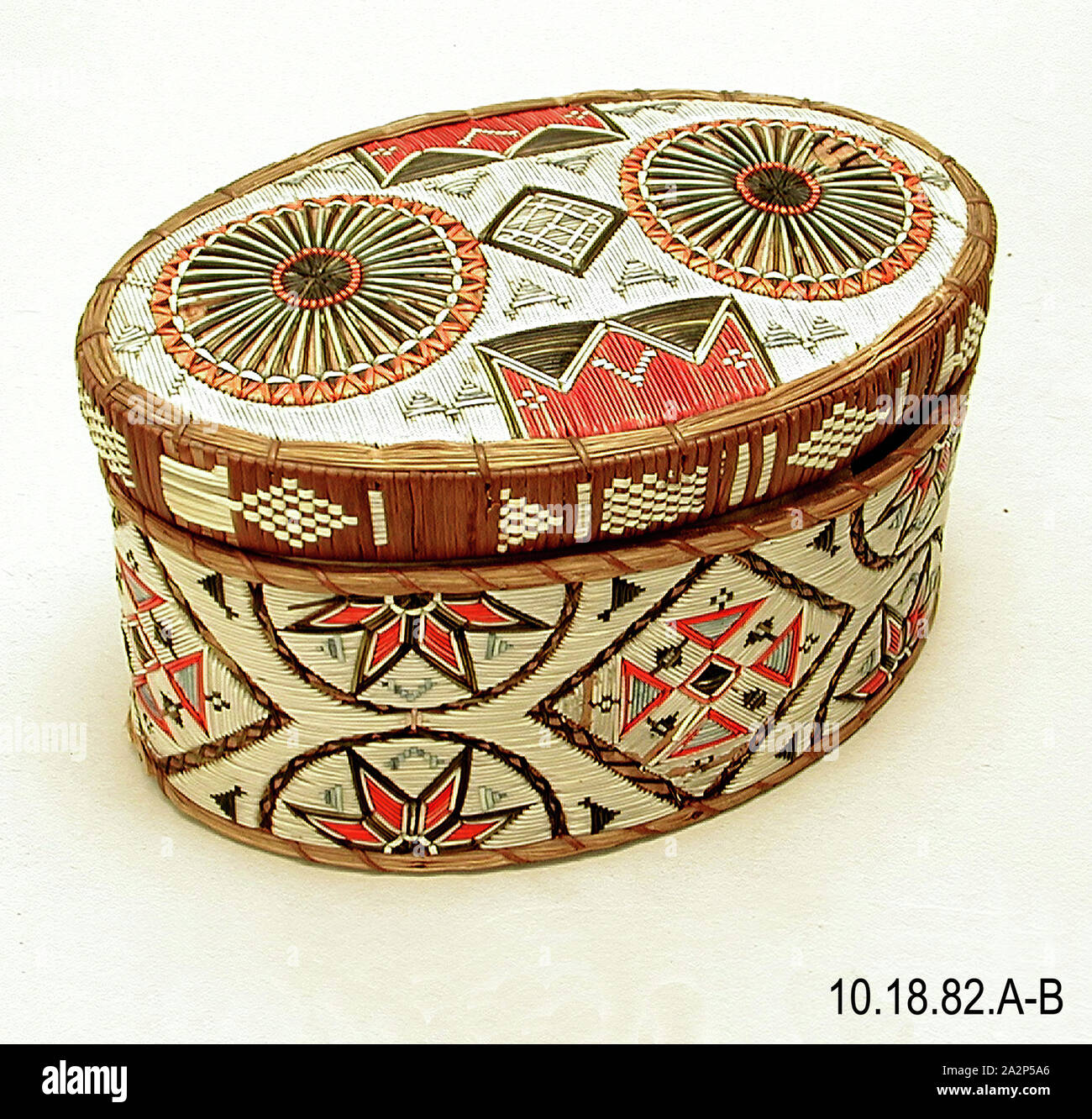 Micmac, Native American, Box, between 1890 and 1910, birch bark ...