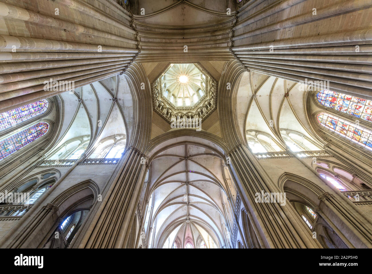 France, Manche, Cotentin, Coutances, 13th century Notre Dame de ...