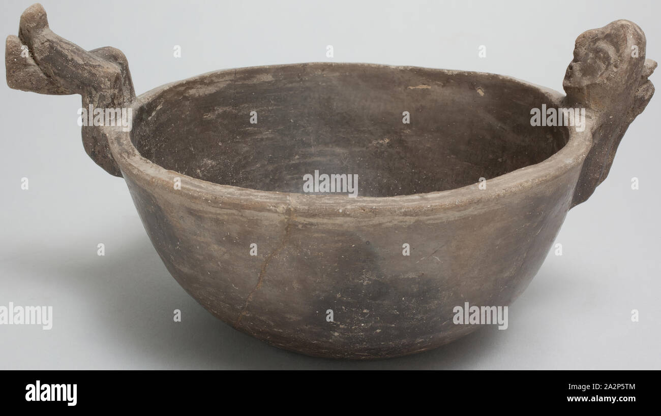 Bowl with Reclining Female Figure, between 1300 and 1500, fired clay ...