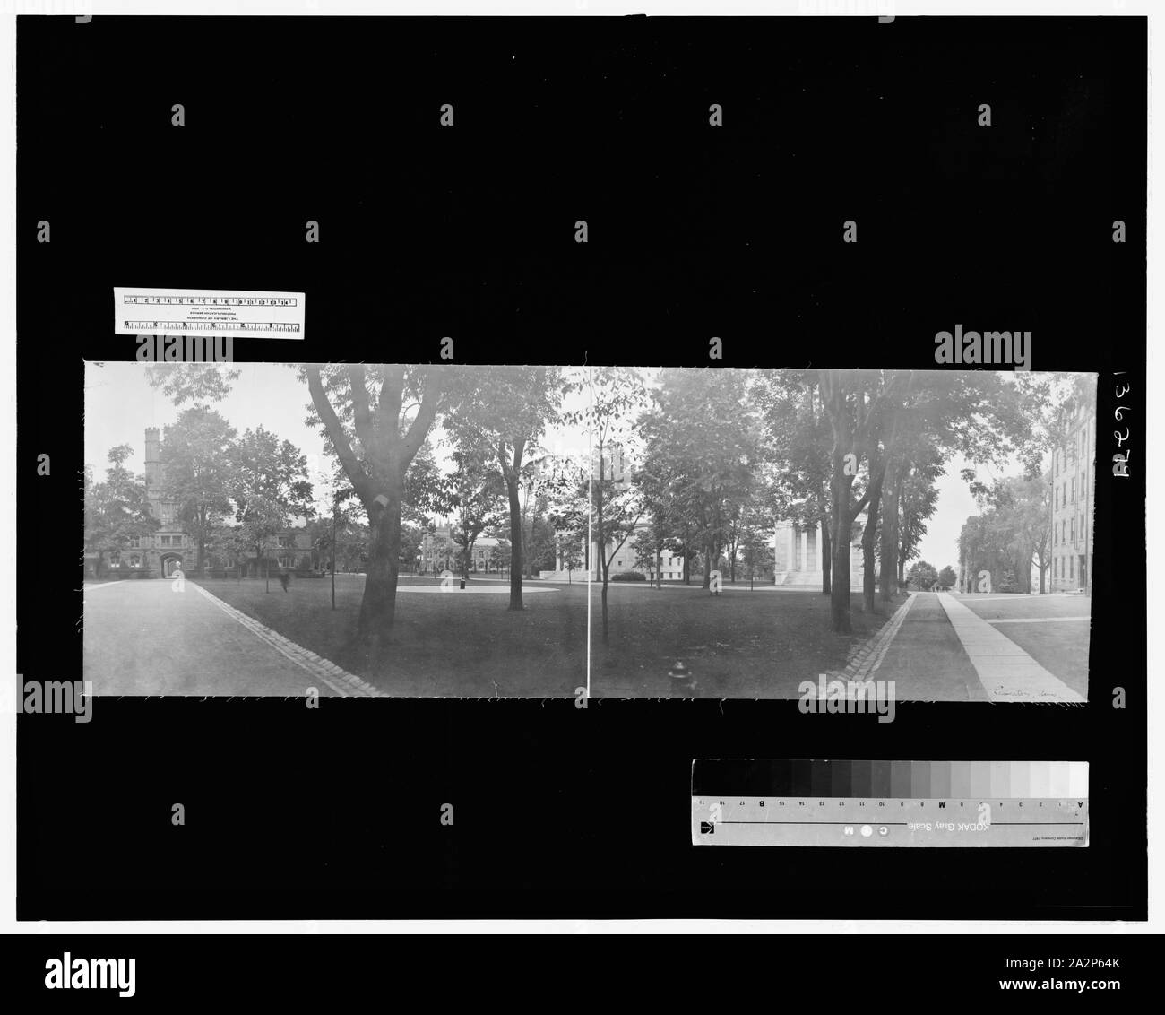 Courtyard of university Cut Out Stock Images & Pictures - Alamy