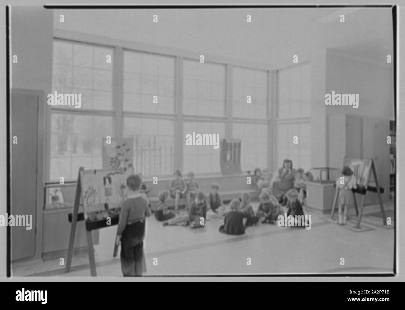 Quaker Ridge Elementary School, Weaver St., Scarsdale, New York Stock ...