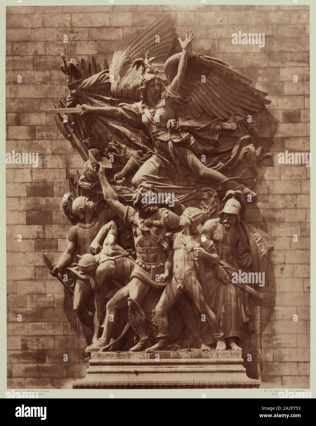 Adolphe Braun, French, 1812-1877, The Departure of the Volunteers of ...