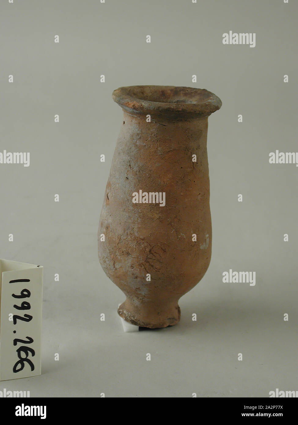 Roman, Jar, 3rd century CE, ceramic, Overall: 4 × 2 1/8 inches (10.2 × ...