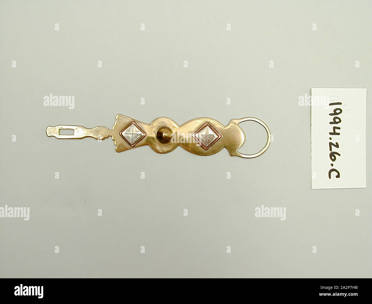 Tuareg, African, Key, late 19th or early 20th century, Brass with ...