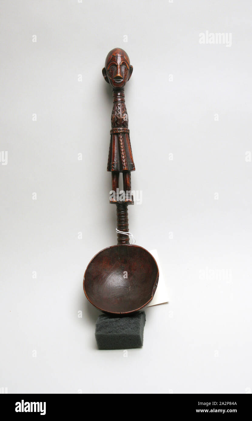 Tswana, African, Spoon, early 20th century, Wood, Overall: 13 5/8 ...