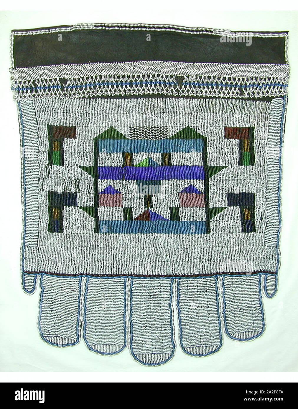 Ndebele, African, Woman's Ceremonial Apron, 1920s, Bead embroidery ...