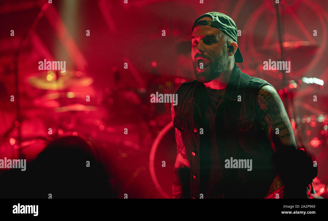 Copenhagen, Denmark. 02nd Oct, 2019. The American heavy metal band As I ...