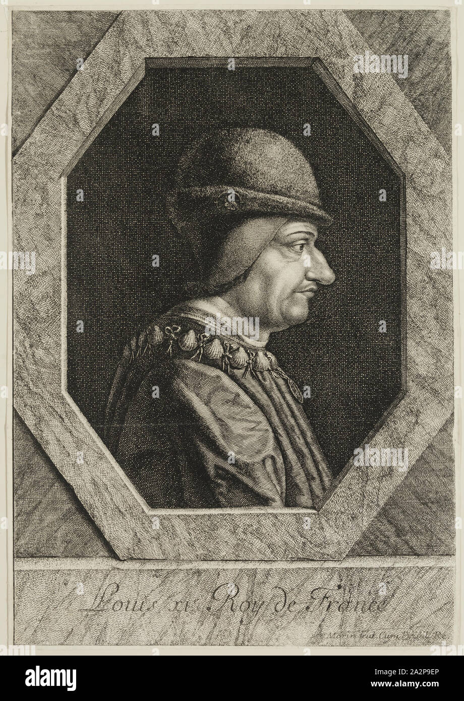 Jean Morin, French, 1605-1650, Louis XIe Roy de France, 17th Century ...