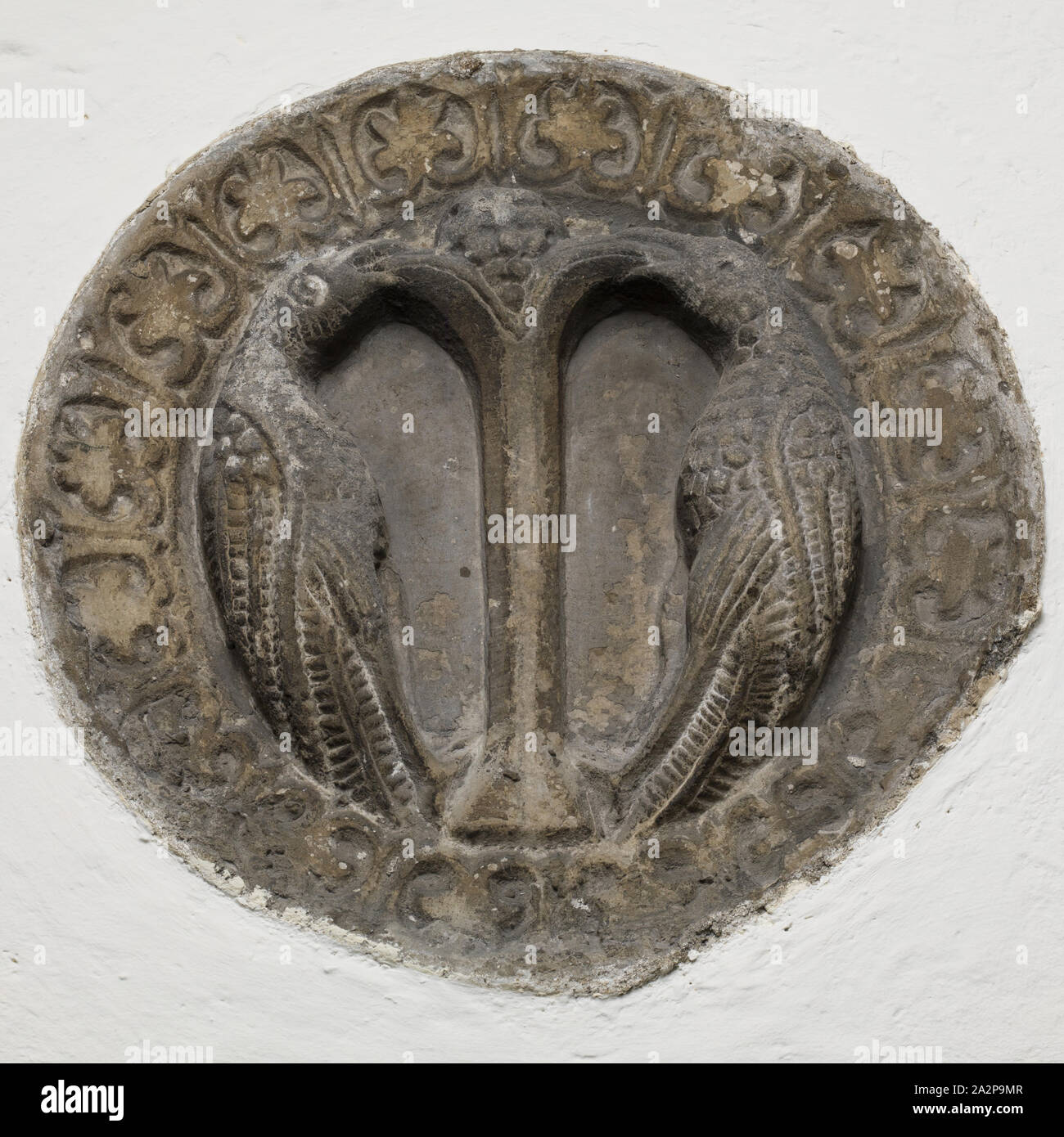 Unknown (Italian), Roundel with Pair of Birds, between 12th and 13th ...