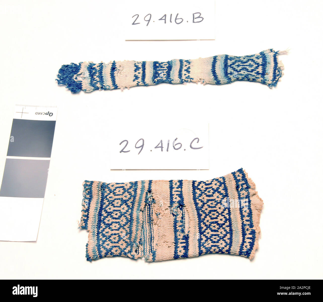 Islamic, Egyptian, Knitted Hosiery with Simplified Inscriptions, 11th ...