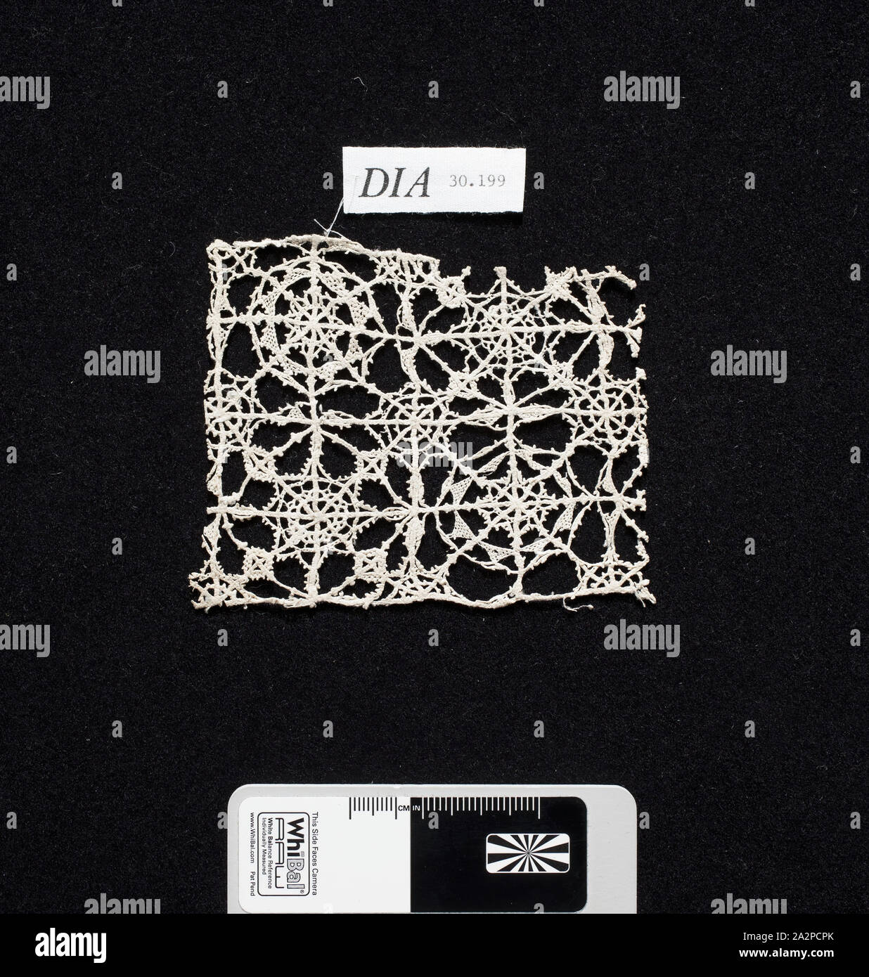 Unknown (Italian), Lace Fragment, 16th Century, Reticello Lace Stock ...