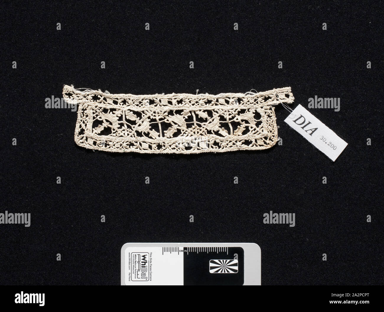 Unknown (Italian), Cuff, 16th Century, Reticello Lace Stock Photo - Alamy