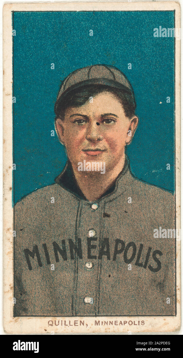 Quillin, Minneapolis Team, baseball card portrait Stock Photo - Alamy