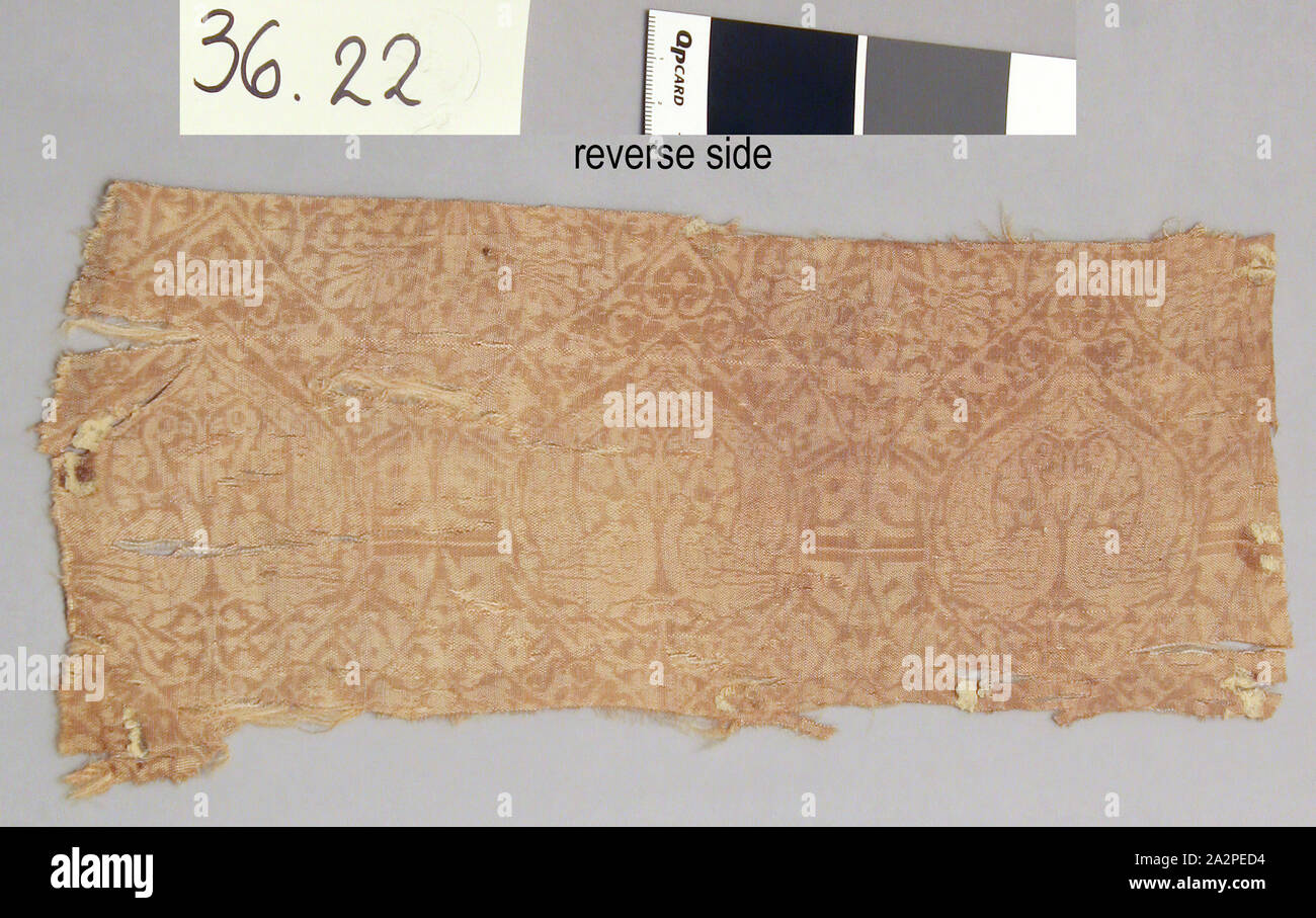 Islamic, Iranian, Textile fragment, 11th/12th Century, Printed Silk ...