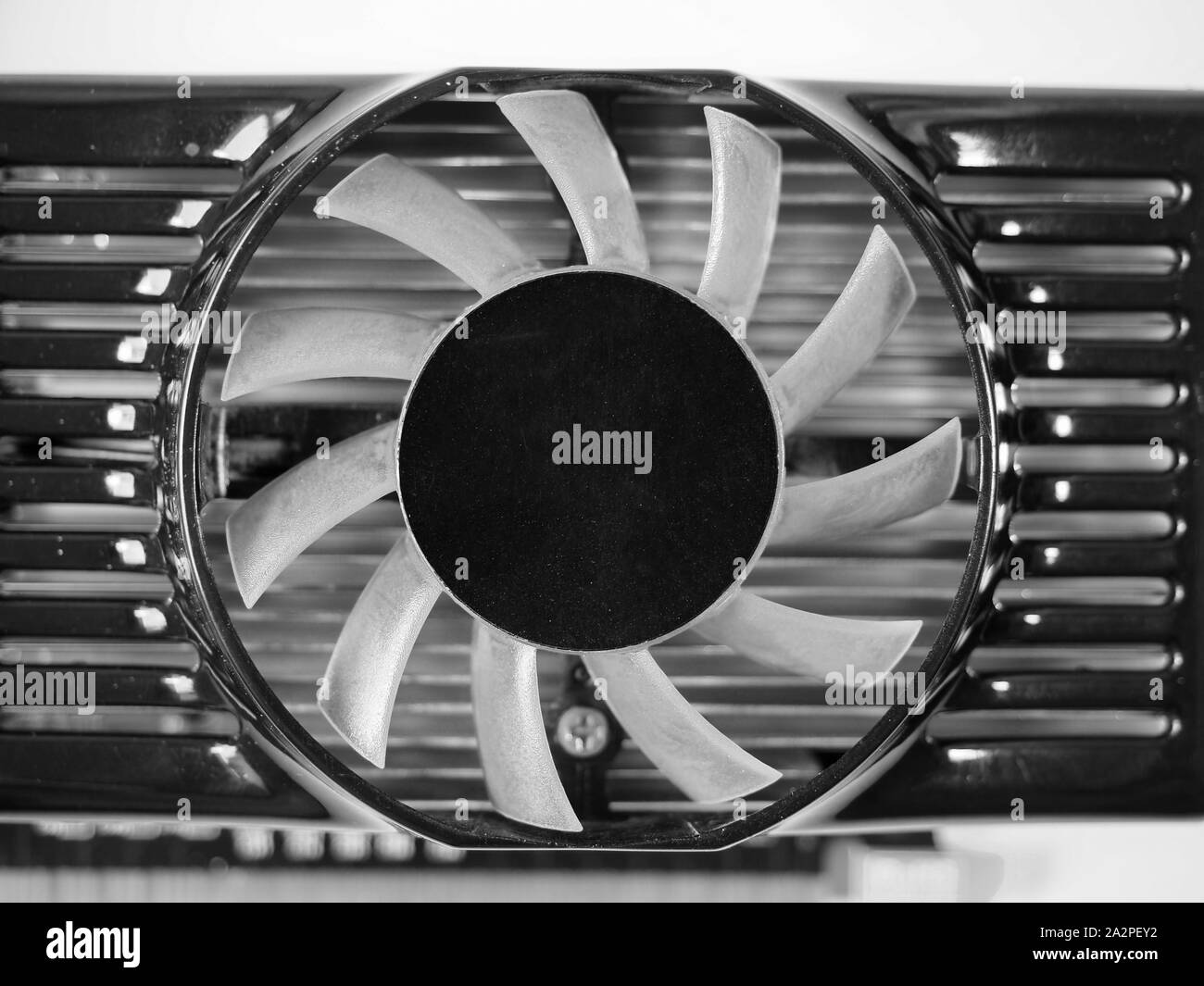 computer fan for graphic card air cooling Stock Photo - Alamy