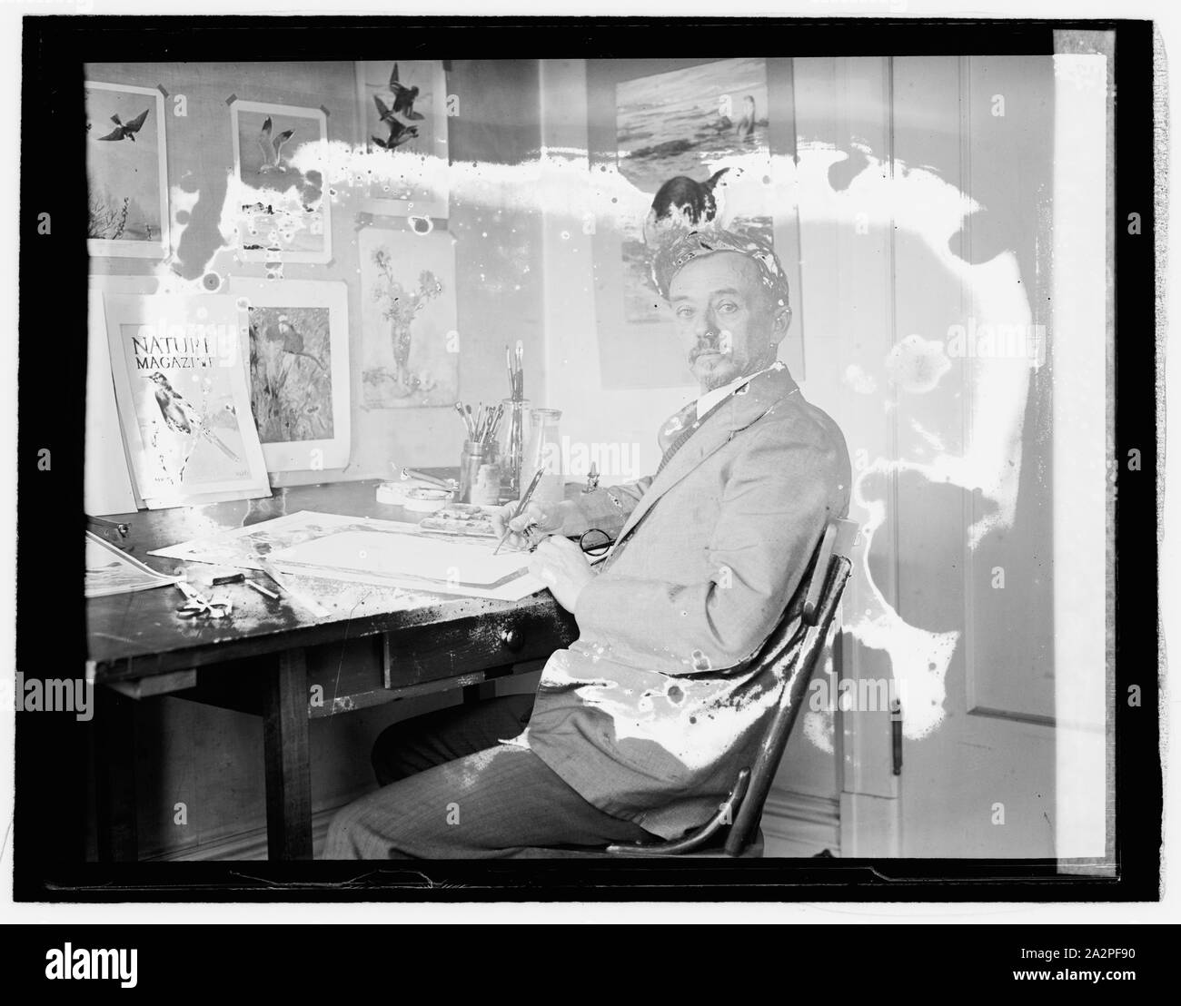 R. Bruce Horsfall, Artist of Nature magazine, 3/16/26 Stock Photo - Alamy